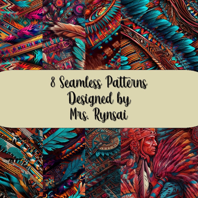 Native American Seamless Patterns - Etsy