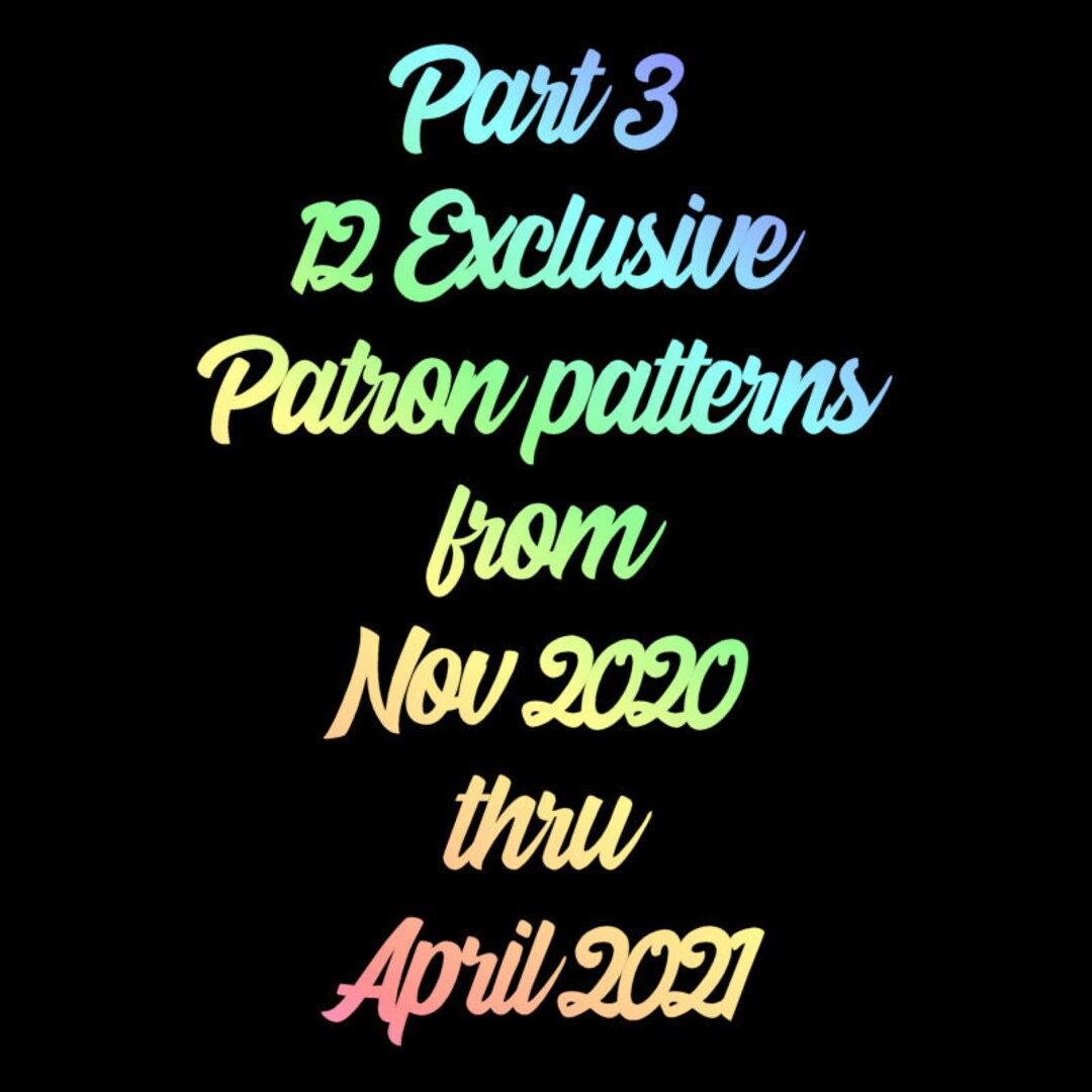 Patron Collection - Part 3 - Etsy