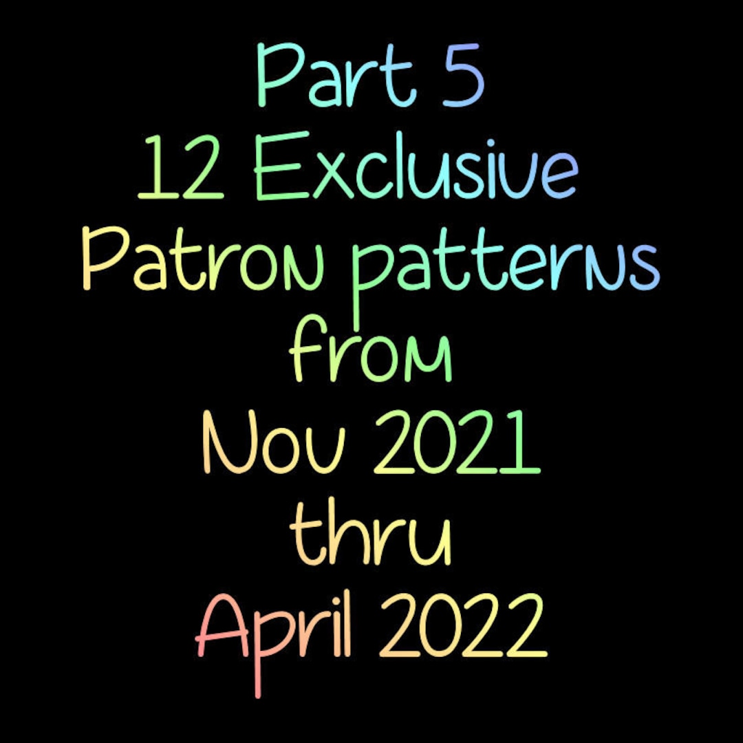 Patron Collection - Part 5 - Etsy