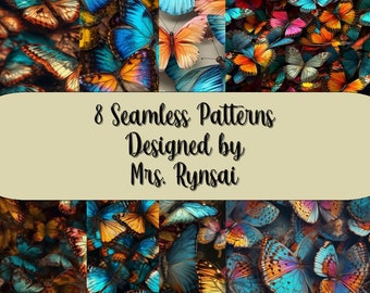 Digital Seamless File, Printable Paper, Repeating Pattern, Seamless ...