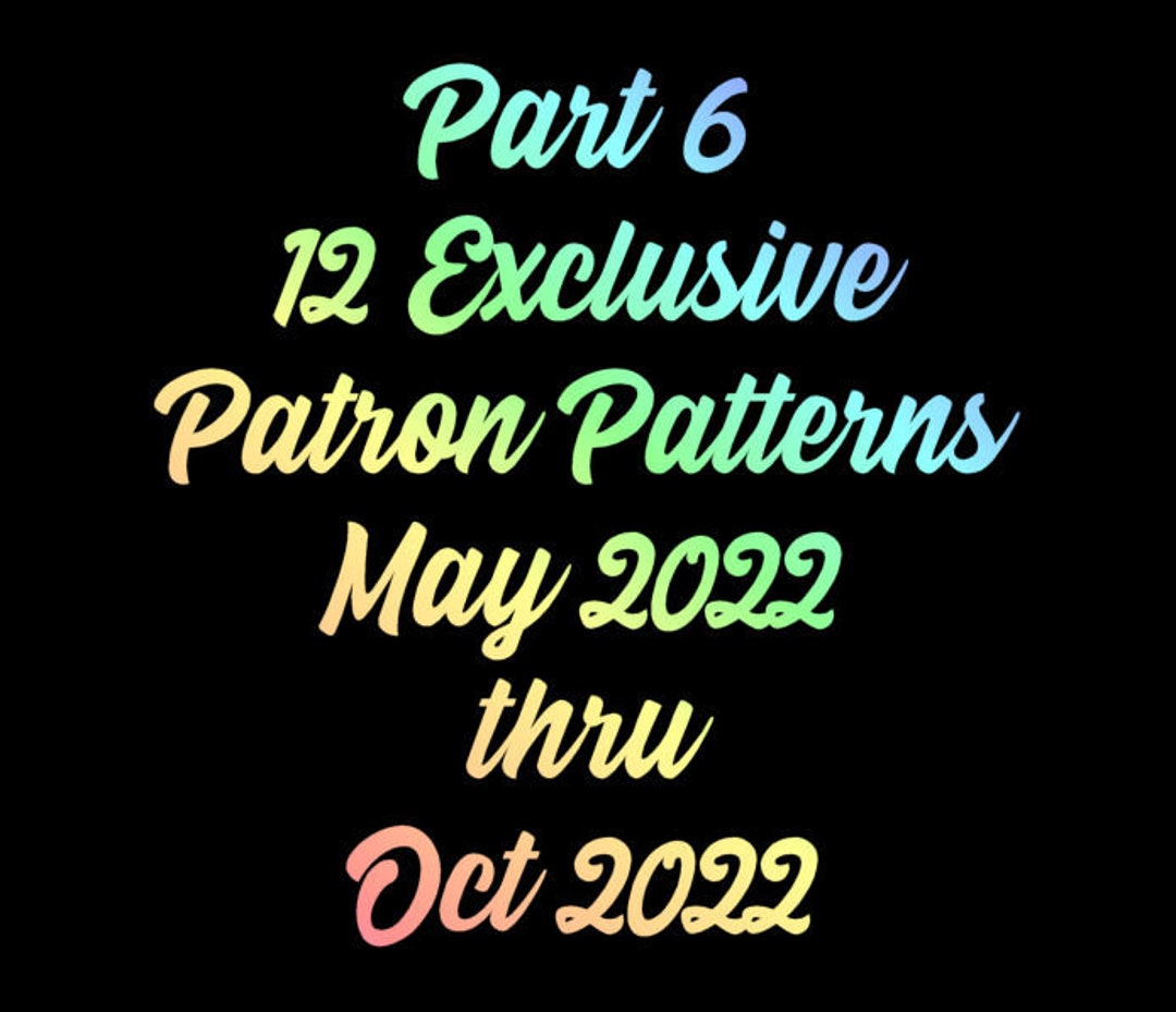 Patron Collection - Part 6 - Etsy