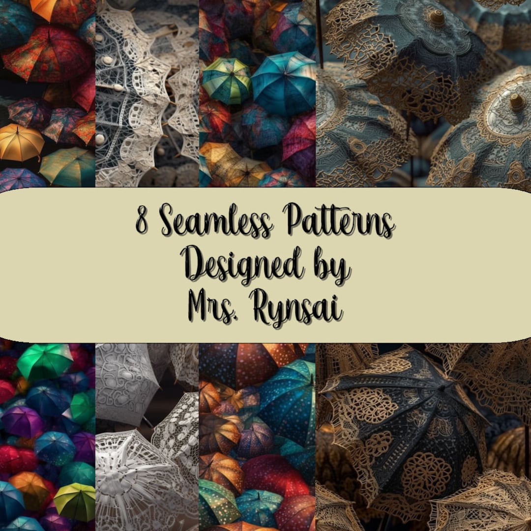 Umbrellas Seamless Patterns - Etsy
