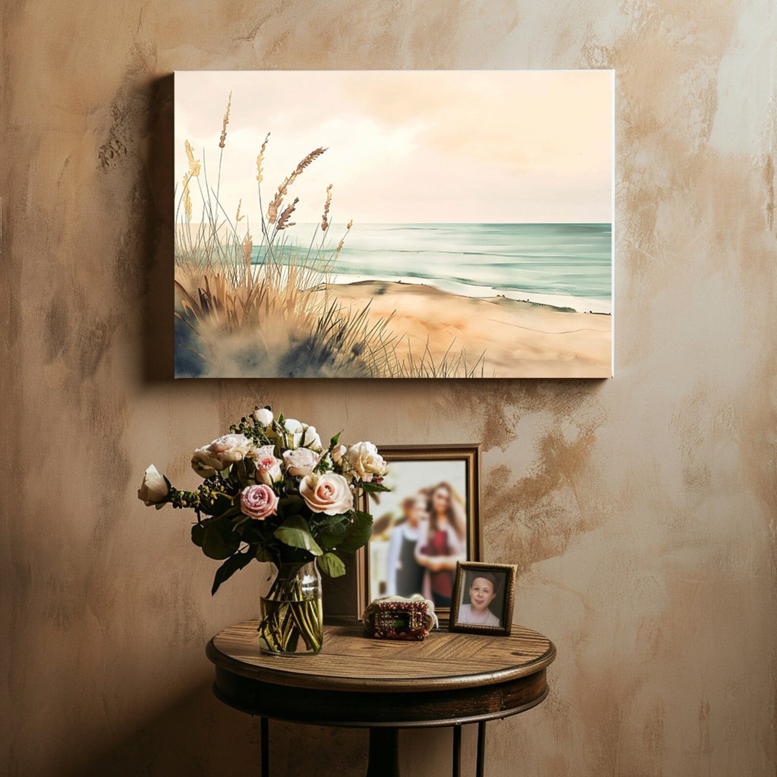 Serenity Beachscape, Printable Wall Art, Beach Art, Set of Two Prints ...