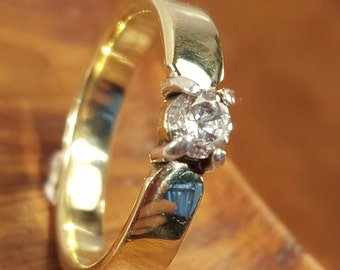 Stunning Handmade Ladies 9ct Gold Engagement / Statement Ring | Etsy