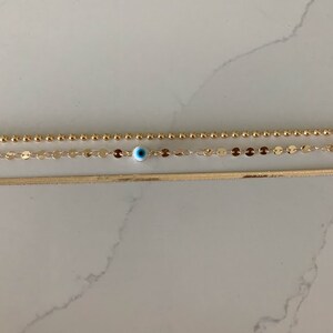 Anklet TRIO, Herringbone Anklet, Beaded Anklet, 2MM Herringbone Anklet ...