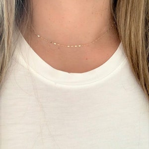 14K Yellow, Gold Mirror Chain, Gold Chain, 1.7mm Twisted Diamond Cut ...