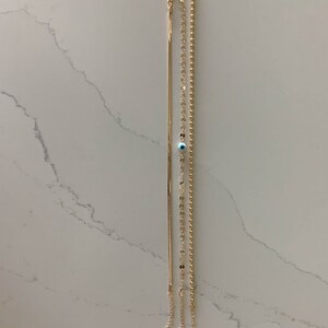 Anklet TRIO, Herringbone Anklet, Beaded Anklet, 2MM Herringbone Anklet ...