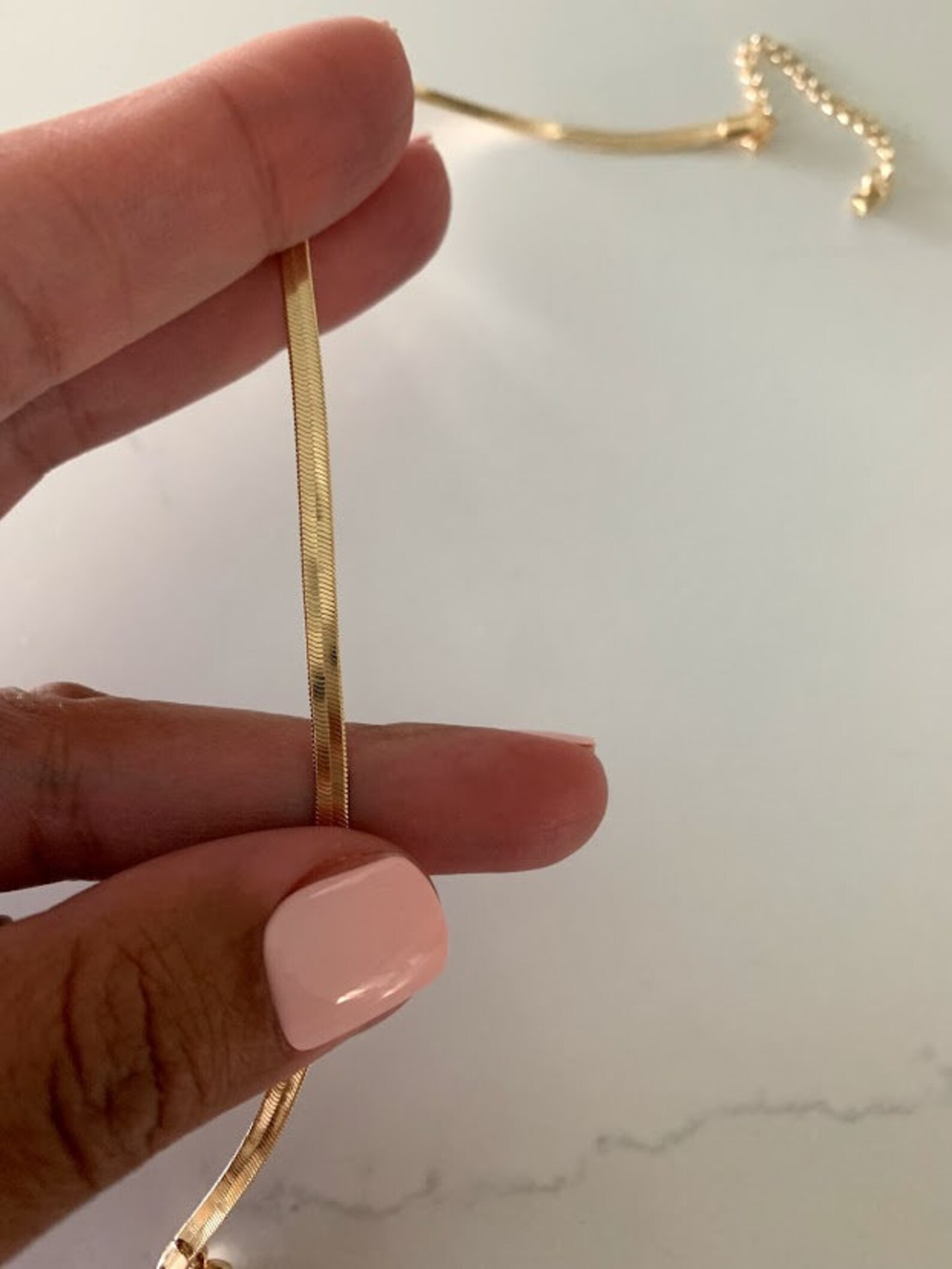 Anklet TRIO Herringbone Anklet Beaded Anklet 2MM - Etsy