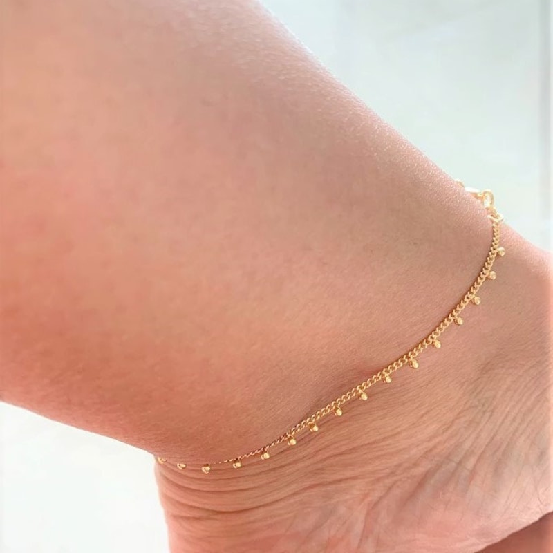 Gold Anklet - Etsy