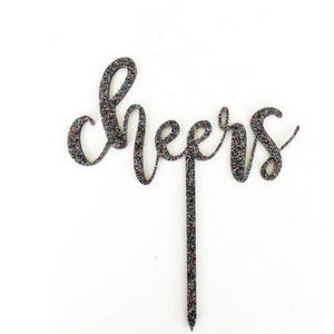 Cheers Cake Topper 1 Pk. - Etsy
