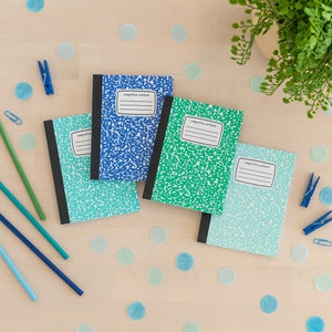 Mini Composition Notebook - Pack of 1, 11 Color Options - Etsy