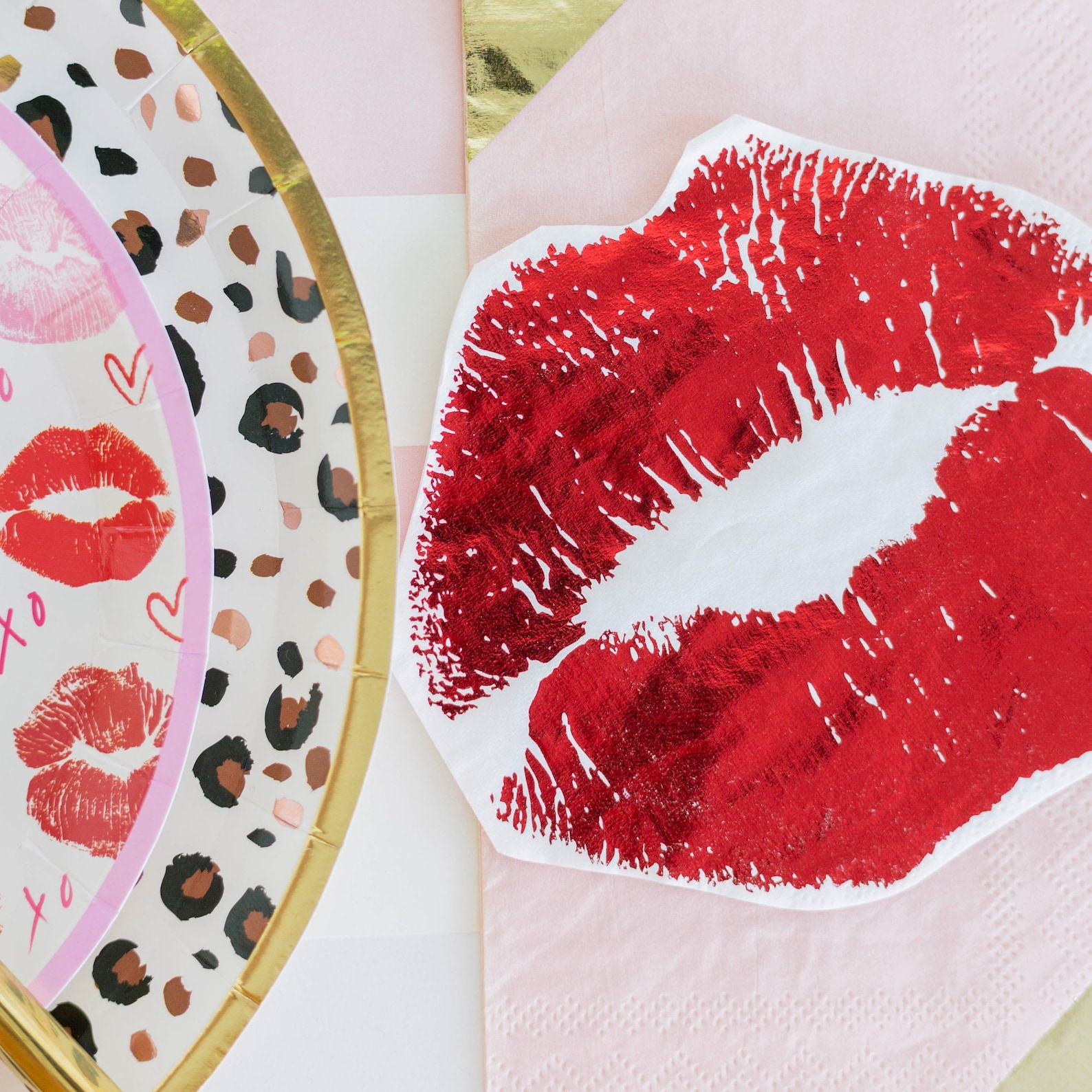 Die-cut Lip Cocktail Napkins 20 Pk. - Etsy