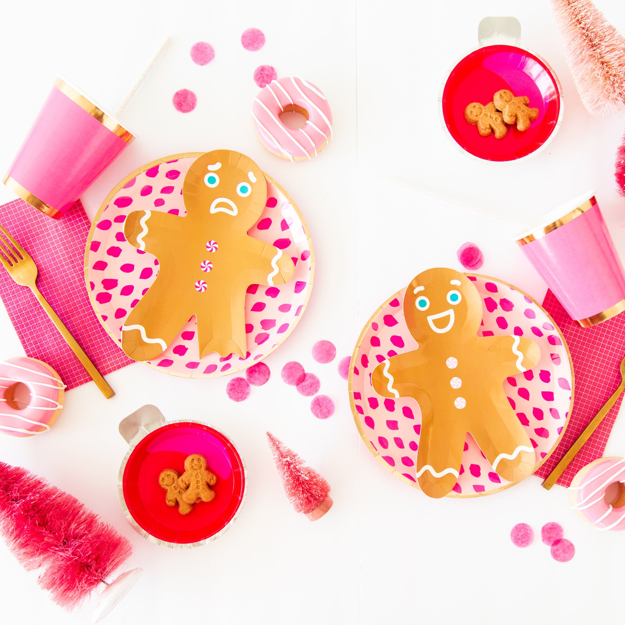 Gingerbread Man Plates 8 Pk. - Etsy