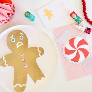 Gingerbread Man Plates - Pack of 8 - Etsy