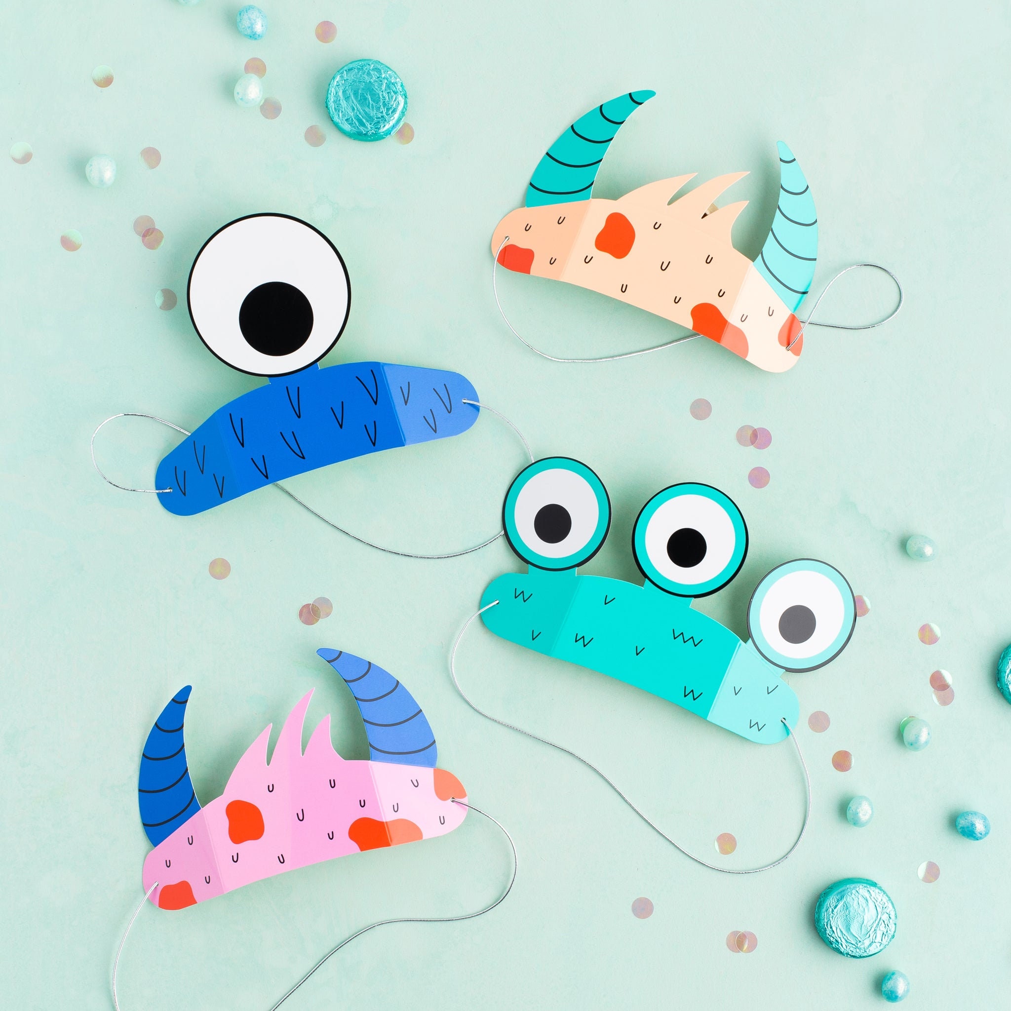 Little Monsters Party Headband Set - 8 Pk. - Etsy