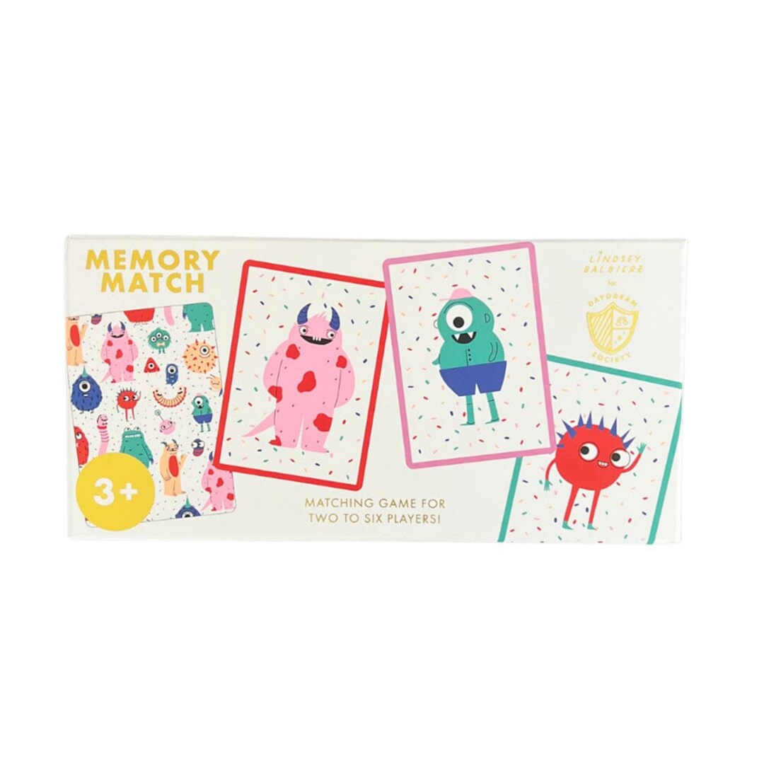 Little Monsters Memory Match Game - Pack of 1 - Etsy