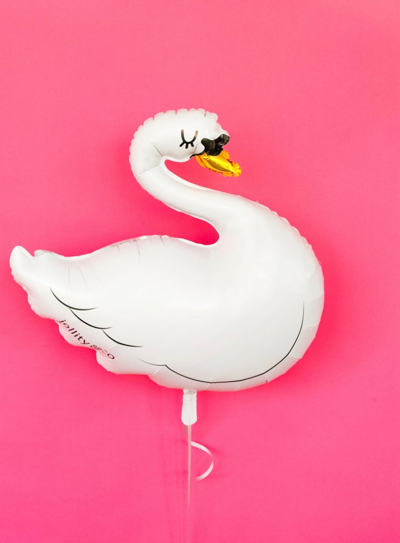 Swan Balloon - Pack of 1 - Etsy