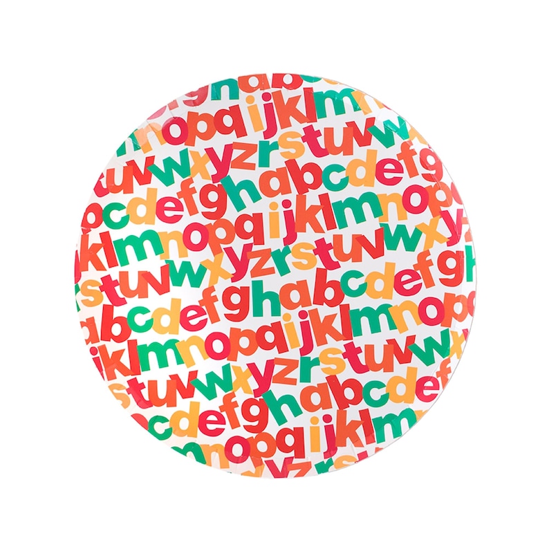 Chicka Chicka Boom Boom Alphabet Party Plates - Set of 8 - Etsy