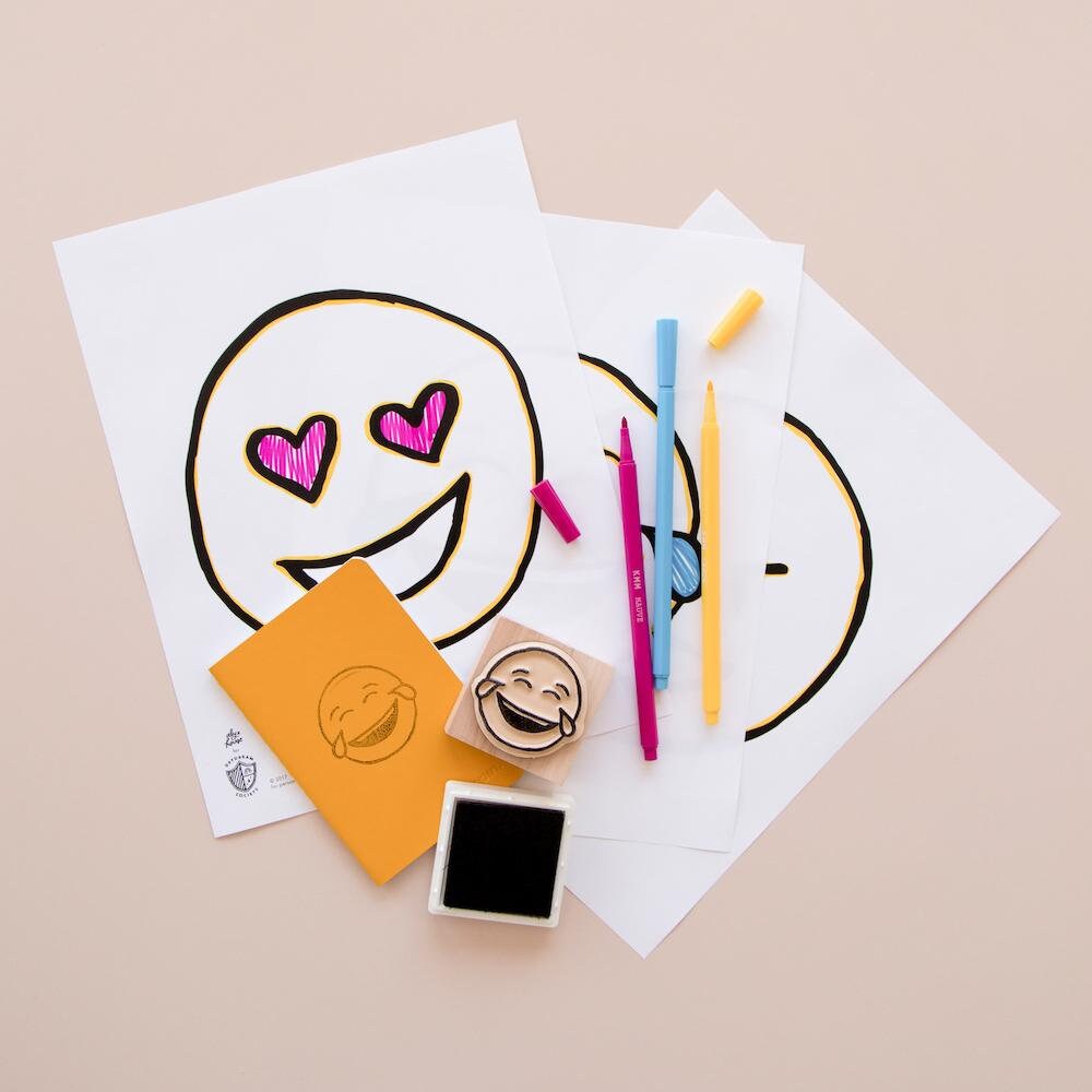 Emoji Rubber Stamp - 1 Pk. - Etsy