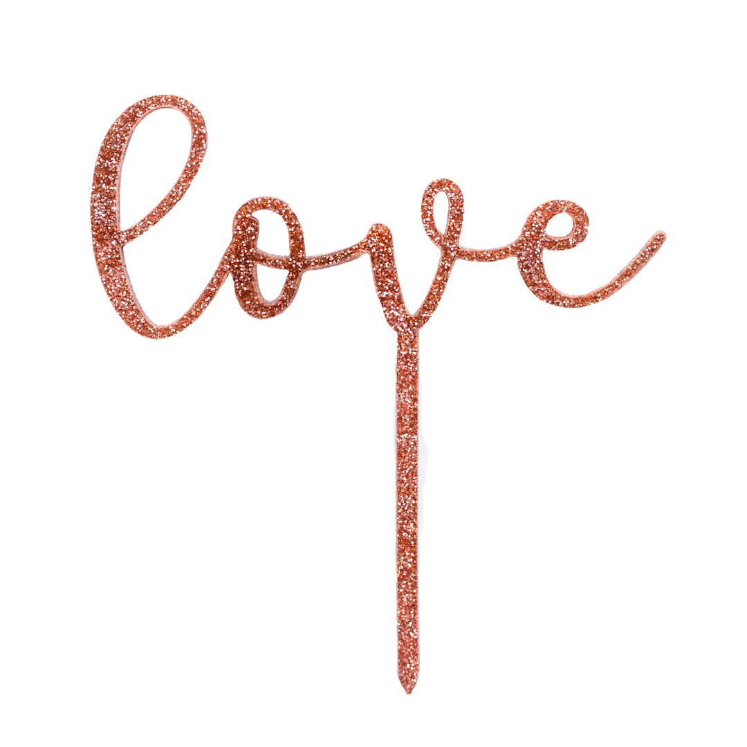 Love Cake Topper 1 Pk. - Etsy