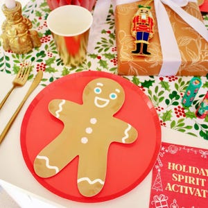 Gingerbread Man Plates - Pack of 8 - Etsy