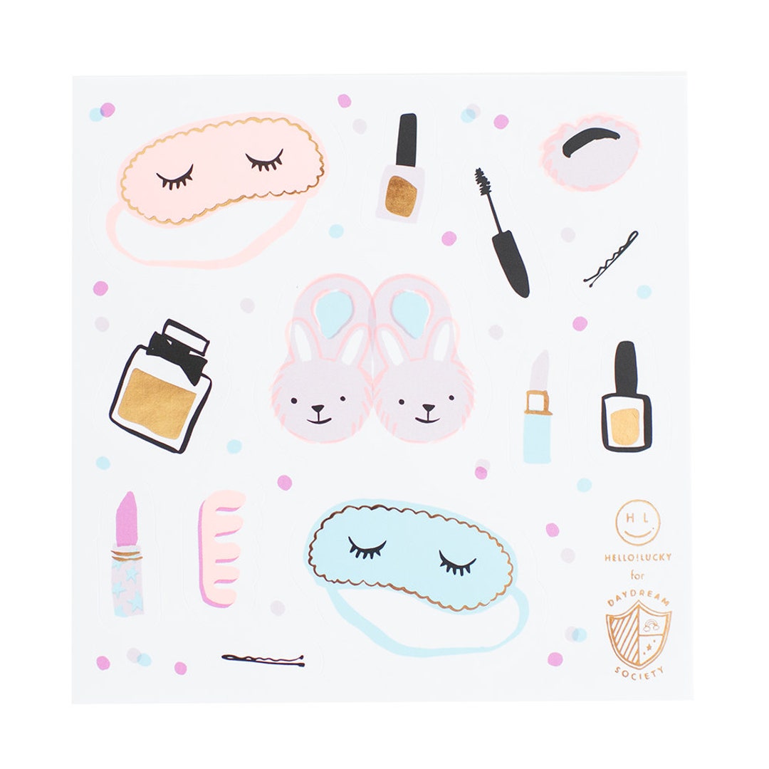 Sweet Dreams Sleepover Sticker Set - Pack of 4 - Etsy