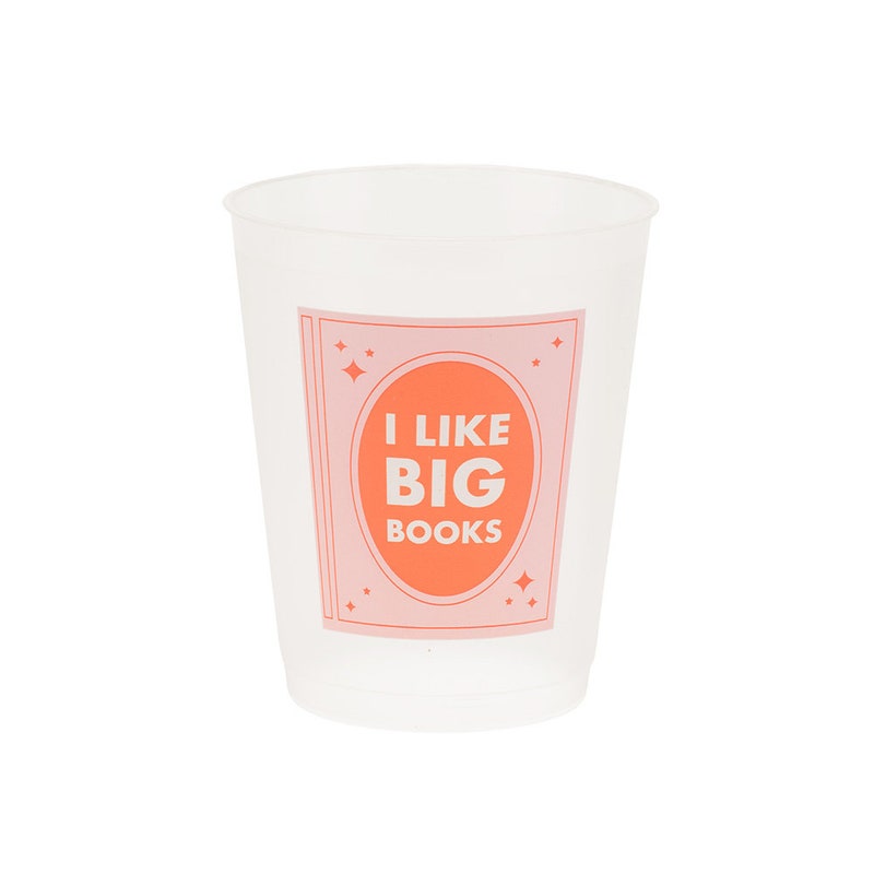 Book Theme Plastic Cups - Etsy