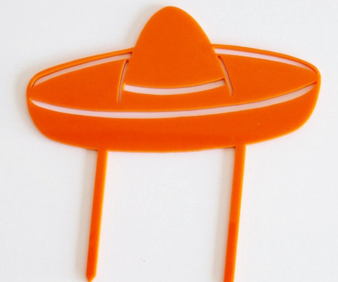 Sombrero Cake Topper 1 Pk. - Etsy