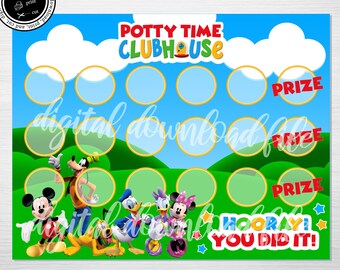 Potty Training Chart - Etsy