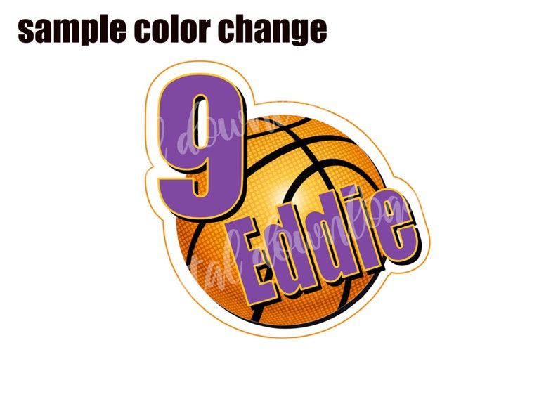 Printable BASKETBALL Cake Topper Basketball Themed Cake | Etsy