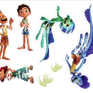 Printable LUCA Centerpieces, Luca Cake Topper, Luca Cupcake Topper ...