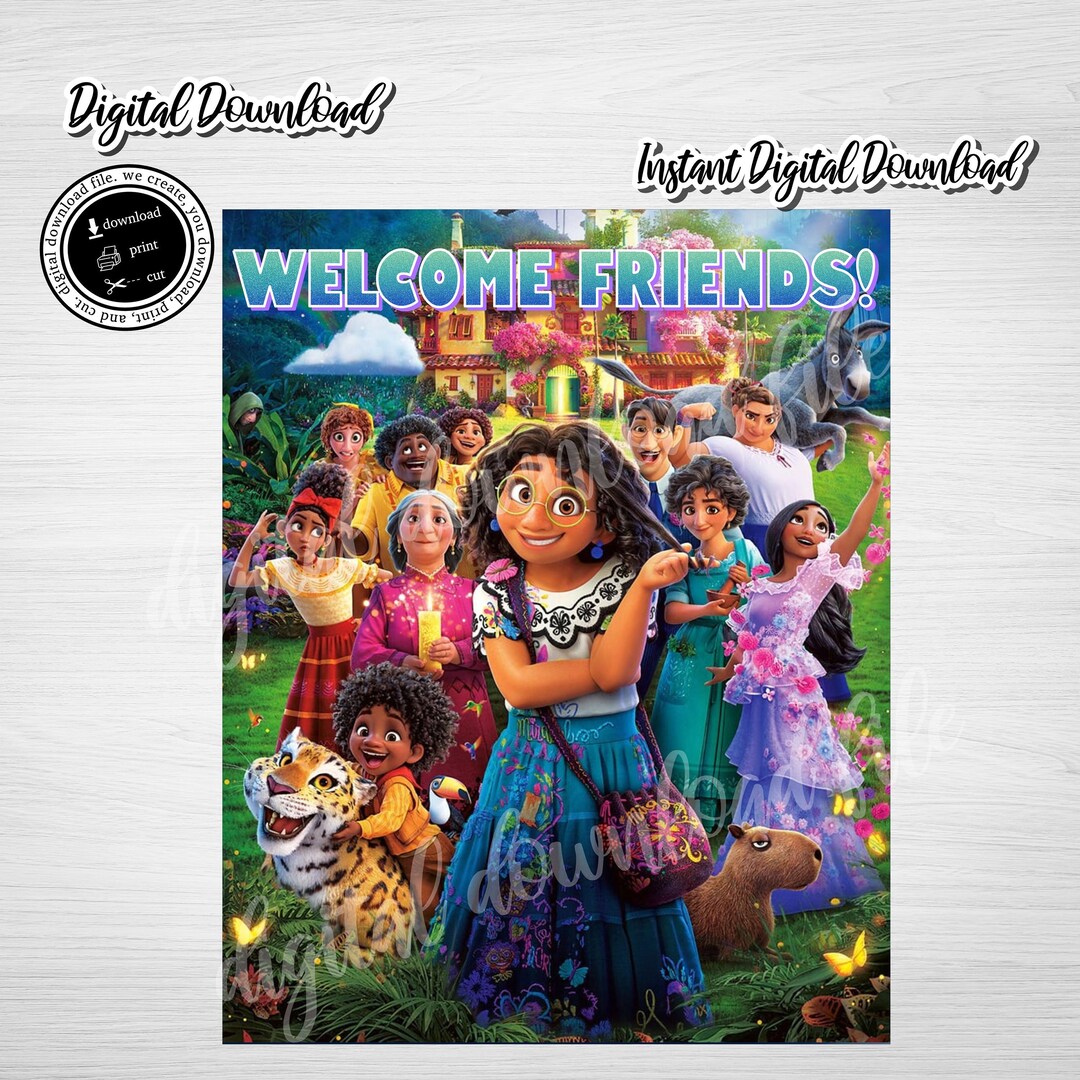 Printable ENCANTO Birthday Party Sign, Encanto Birthday Sign, Encanto ...