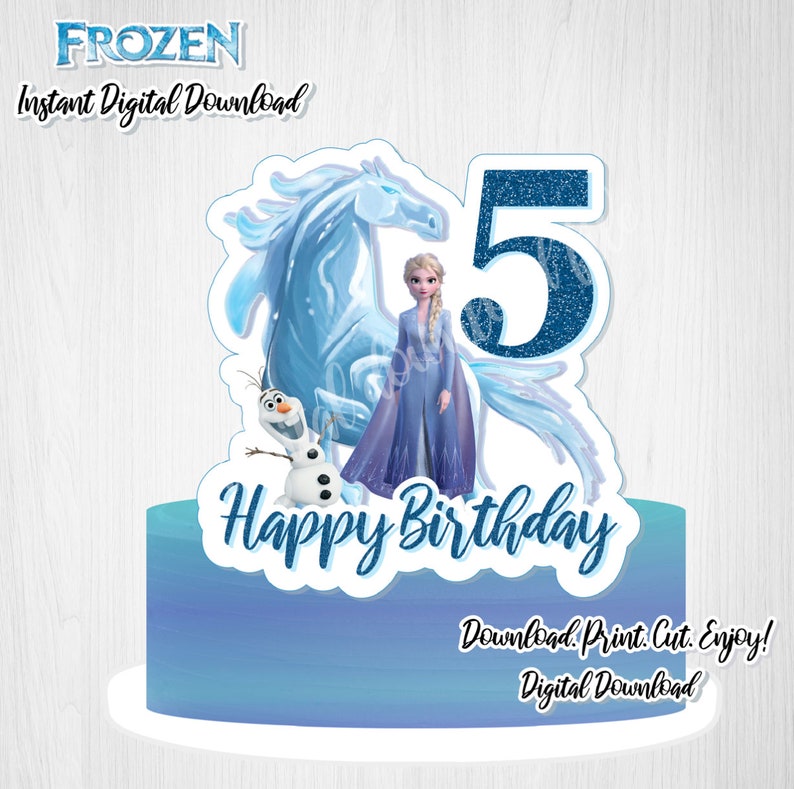 FROZEN 2 Cake Topper Instant Download Frozen Frozen 2 | Etsy