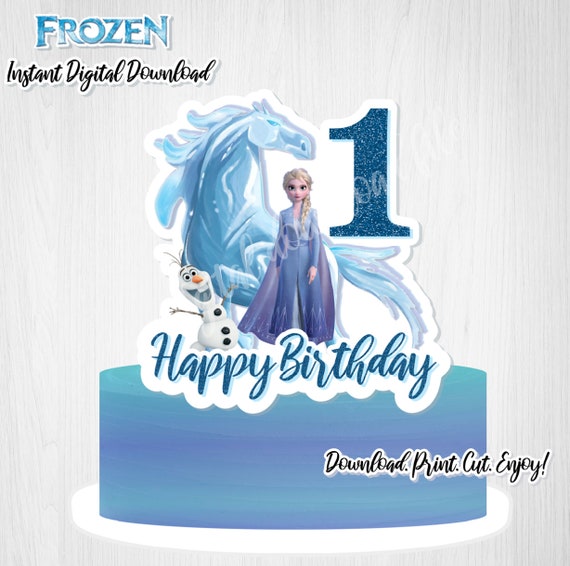 FROZEN 2 Cake Topper Instant Download Frozen Frozen 2 - Etsy