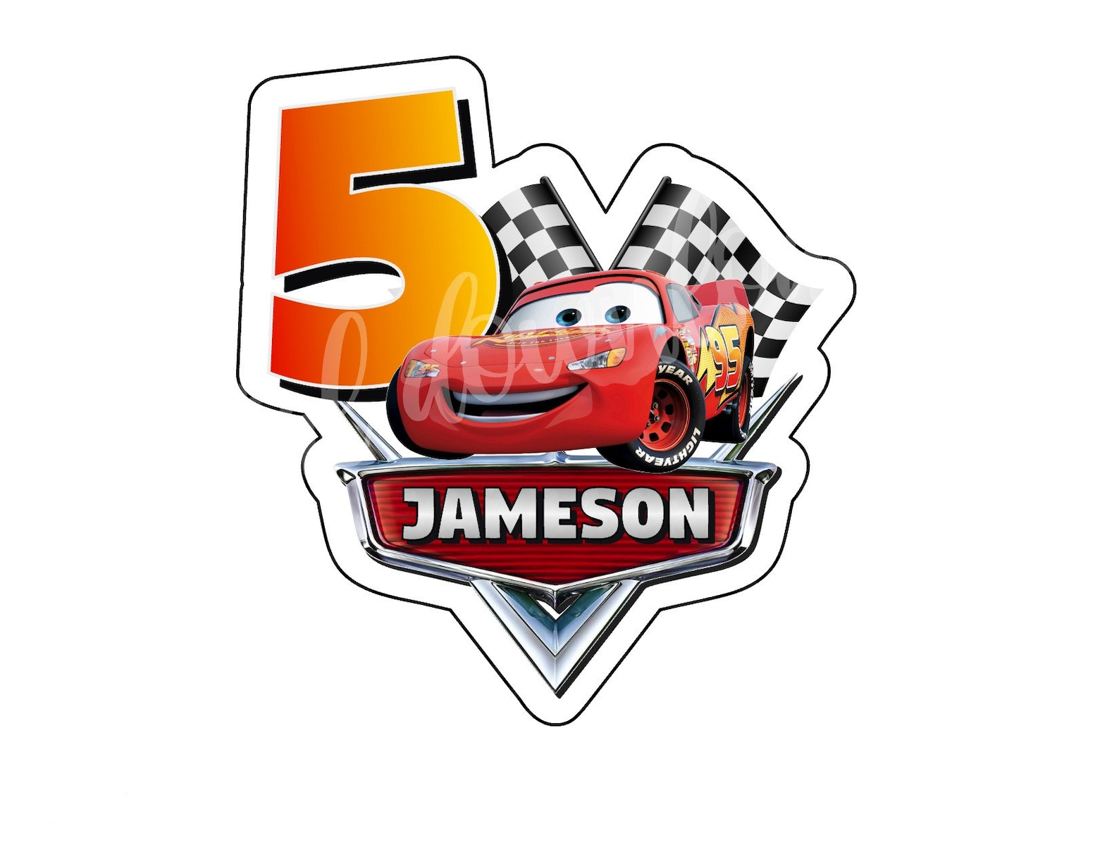 Printable CARS Cake Topper Cars Cake Topper Cars Cars Party - Etsy