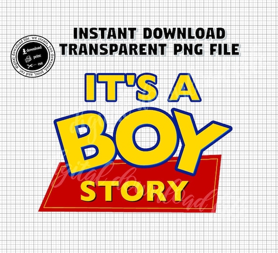 Printable BOY STORY Logo Digital Boy Story Logo Toy Story - Etsy Australia