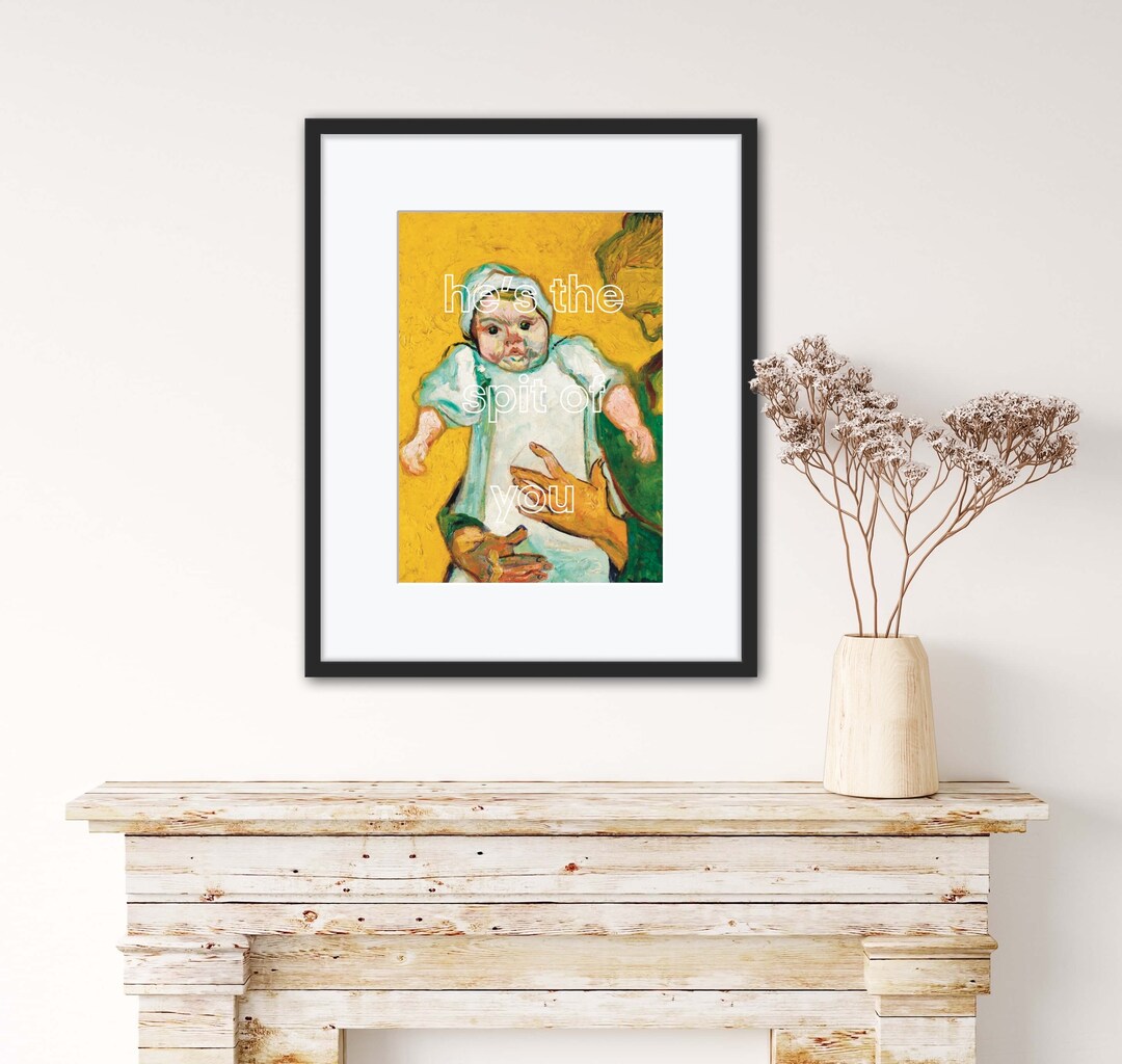 He’s the Spit of You | A3 Art Print, Northern Ireland Irish Saying ...
