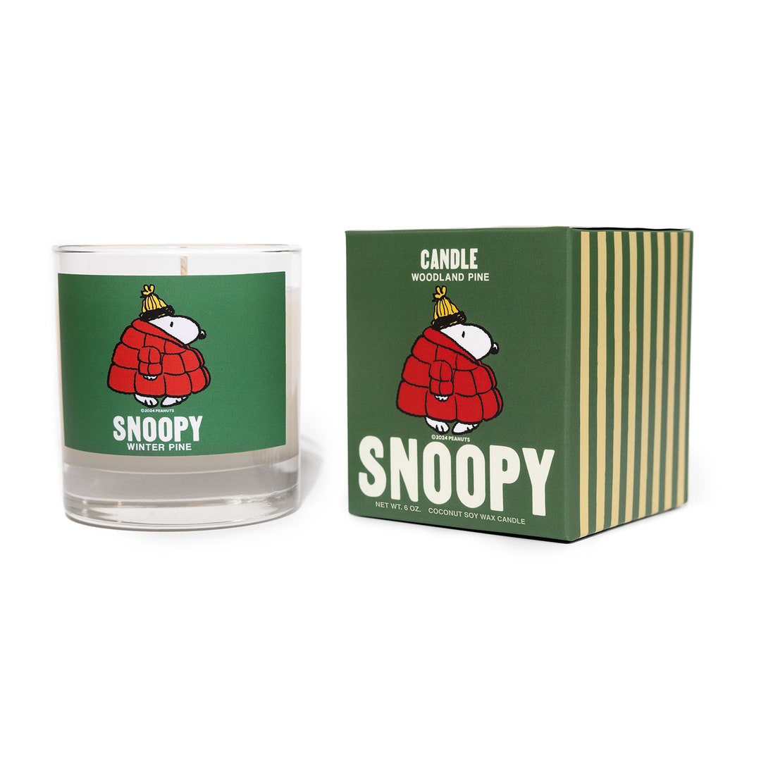 3P4 X Peanuts® Candle Snoopy Puffy Coat pine - Etsy