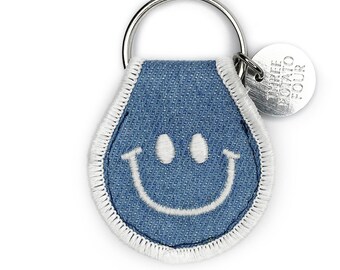 Denim Keychain - Etsy