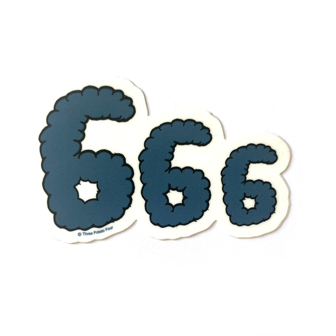 Sticker - 666 - Etsy