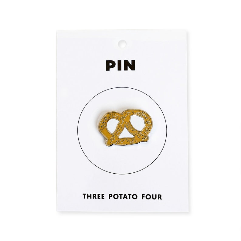 Enamel Pin Pretzel - Etsy