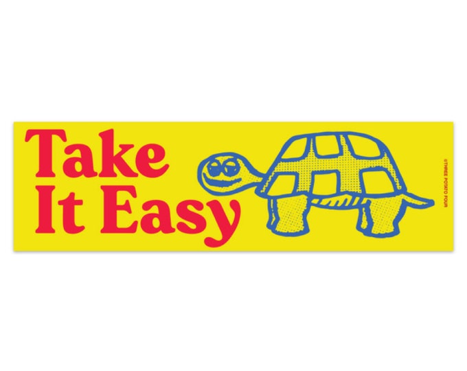 Bumper Magnet - Take It Easy - Etsy