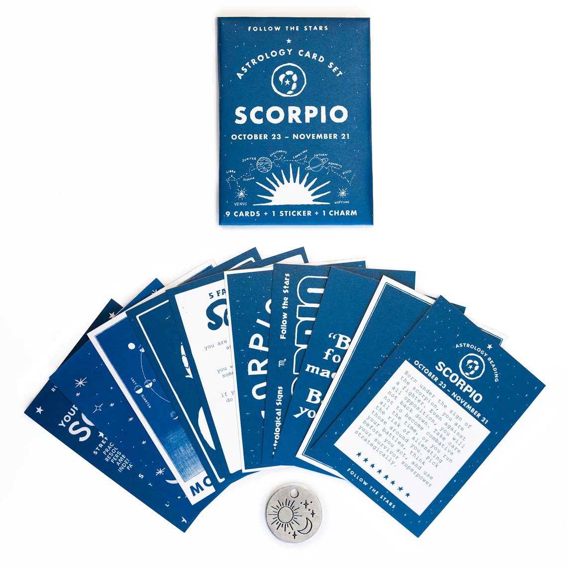 Scorpio Astrology Card Pack - Etsy