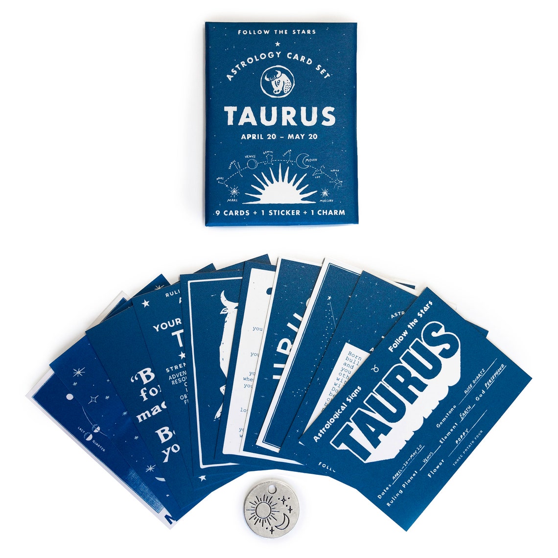 Taurus Astrology Card Pack - Etsy