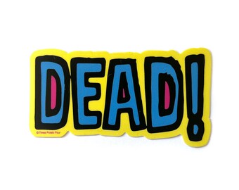Funny Sticker Saying Dead Inside Sticker Sticker Bundle - Etsy