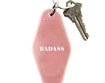 Badass keychain | Etsy