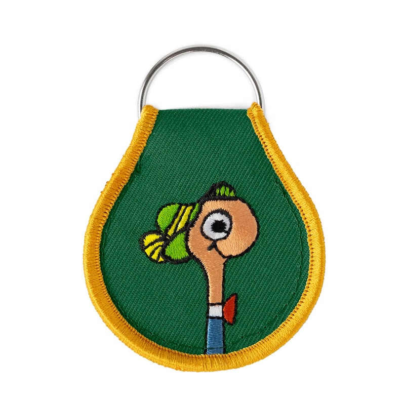 3P4 X Richard Scarry® - Lowly Worm Patch Keychain - Etsy