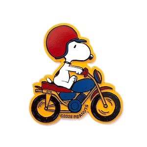 3P4 X Peanuts® - Snoopy Motorcycle Magnet - Etsy