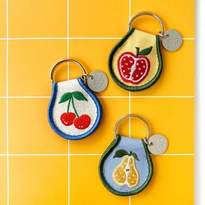 Patch Keychain - Apple - Etsy