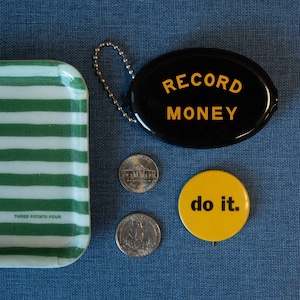 Coin Pouch - Record Money - Etsy